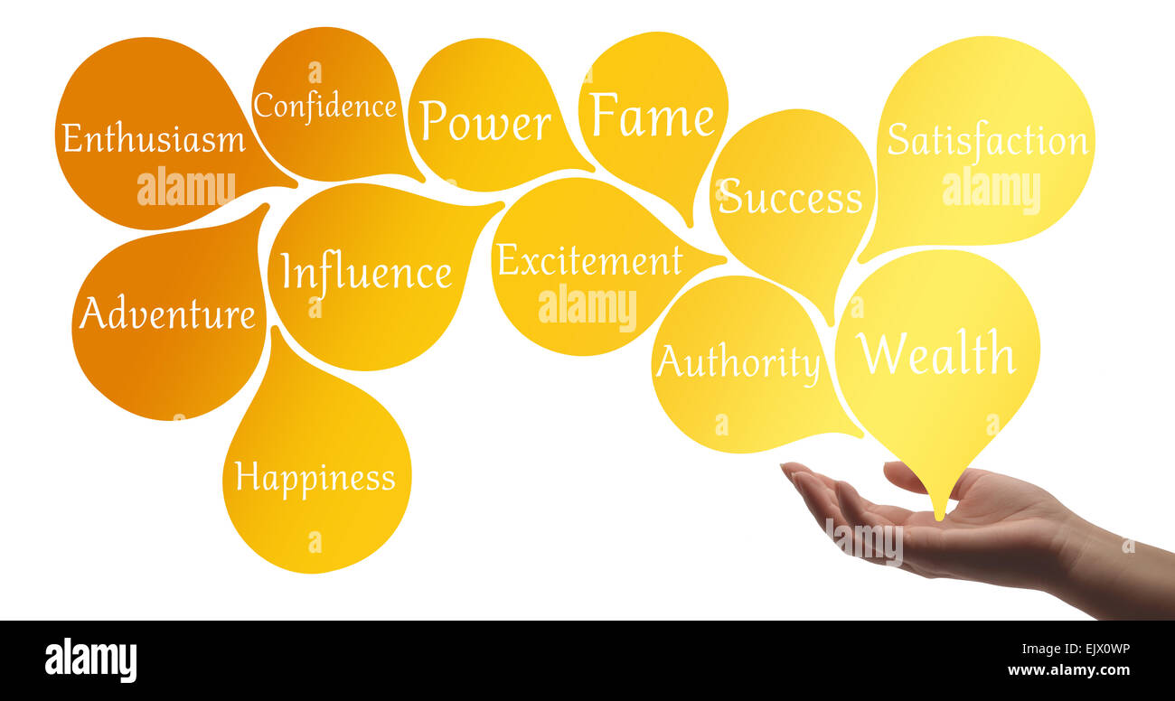 Colour Therapy - Gold healing energy Stock Photo - Alamy