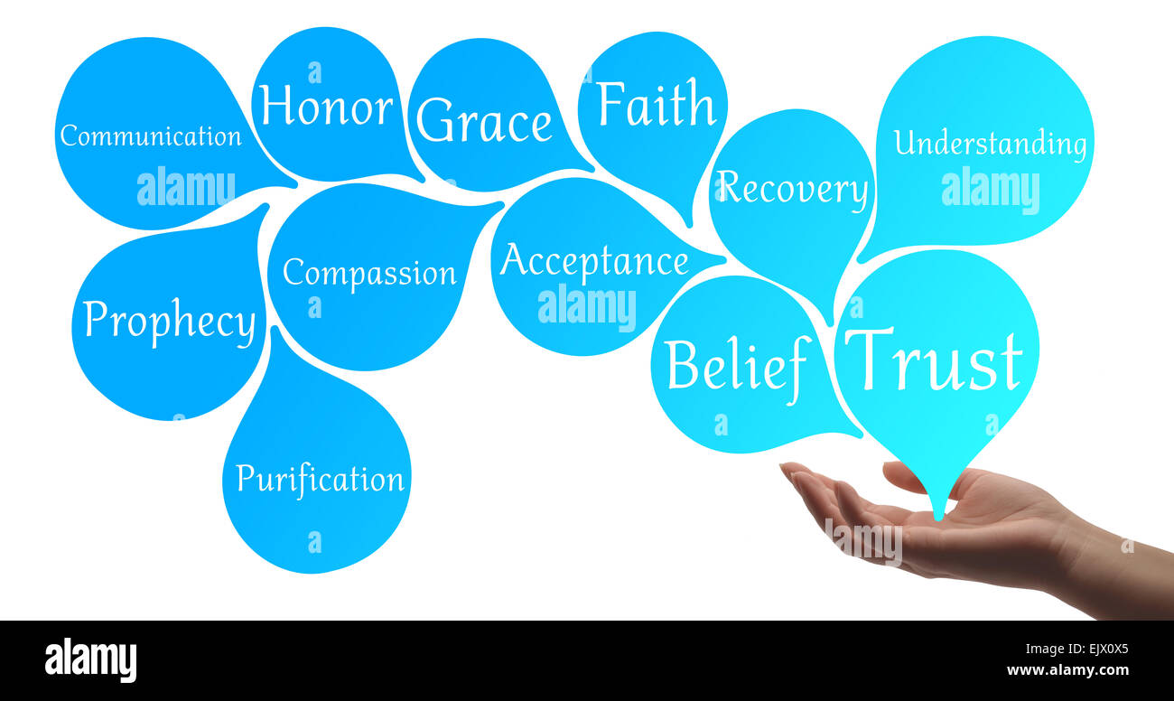 Colour Therapy - Light Blue healing energy Stock Photo - Alamy