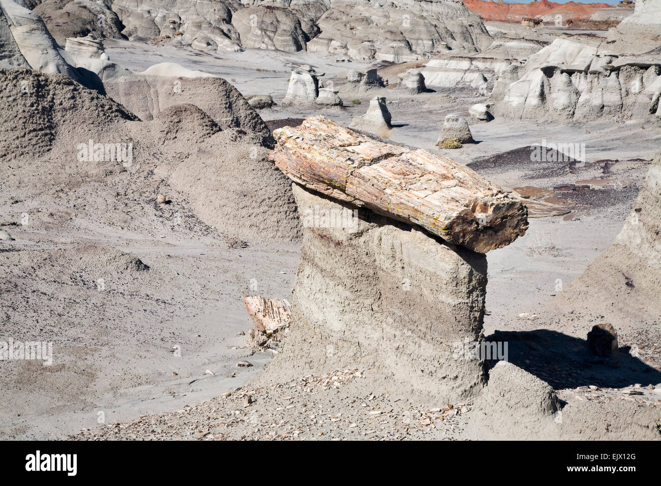Eerie areas of eroded clay along with toadstool-shaped "hoo doo ...