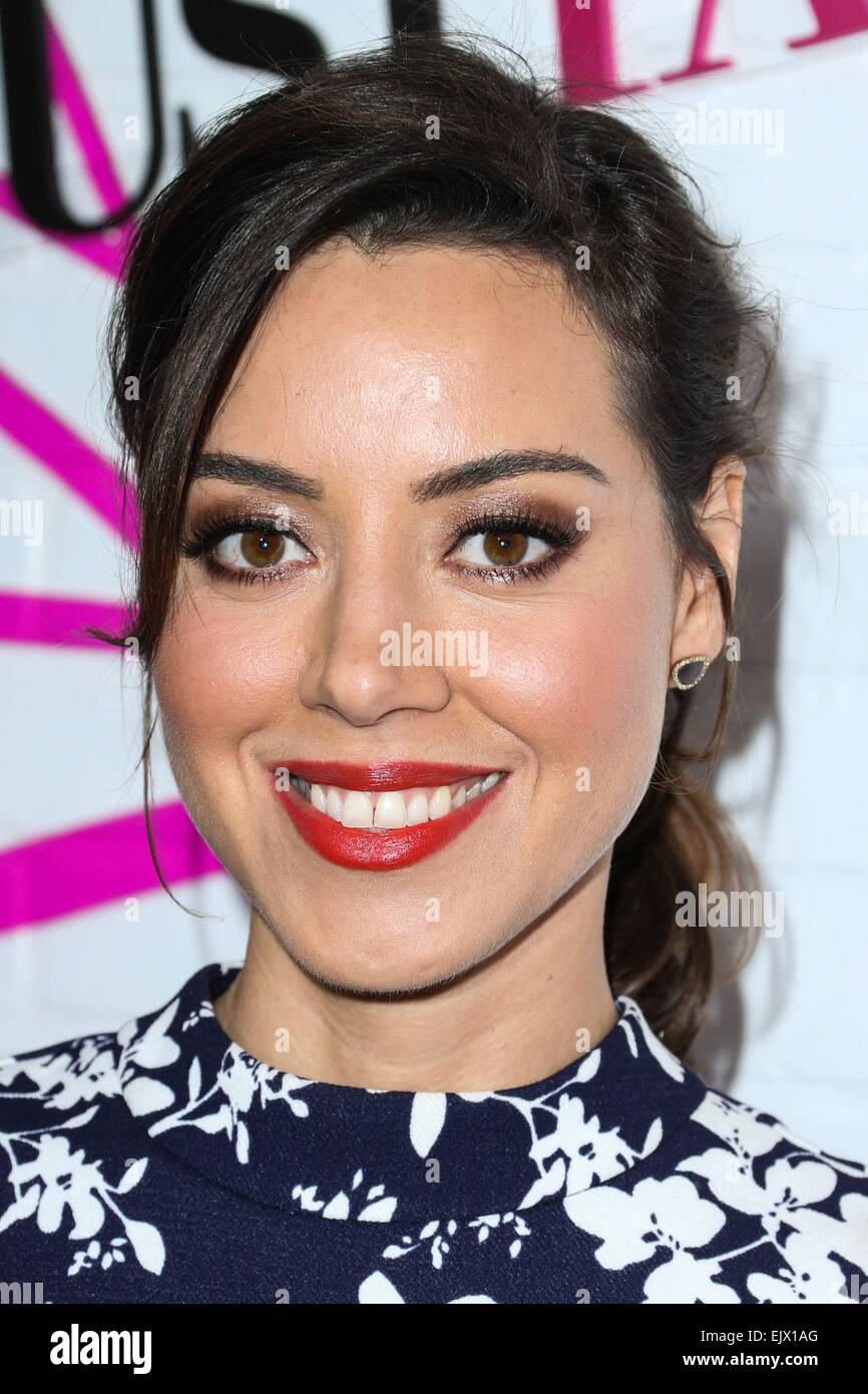 Los Angeles, CA, USA. 1st Apr, 2015. Aubrey Plaza at arrivals for ...