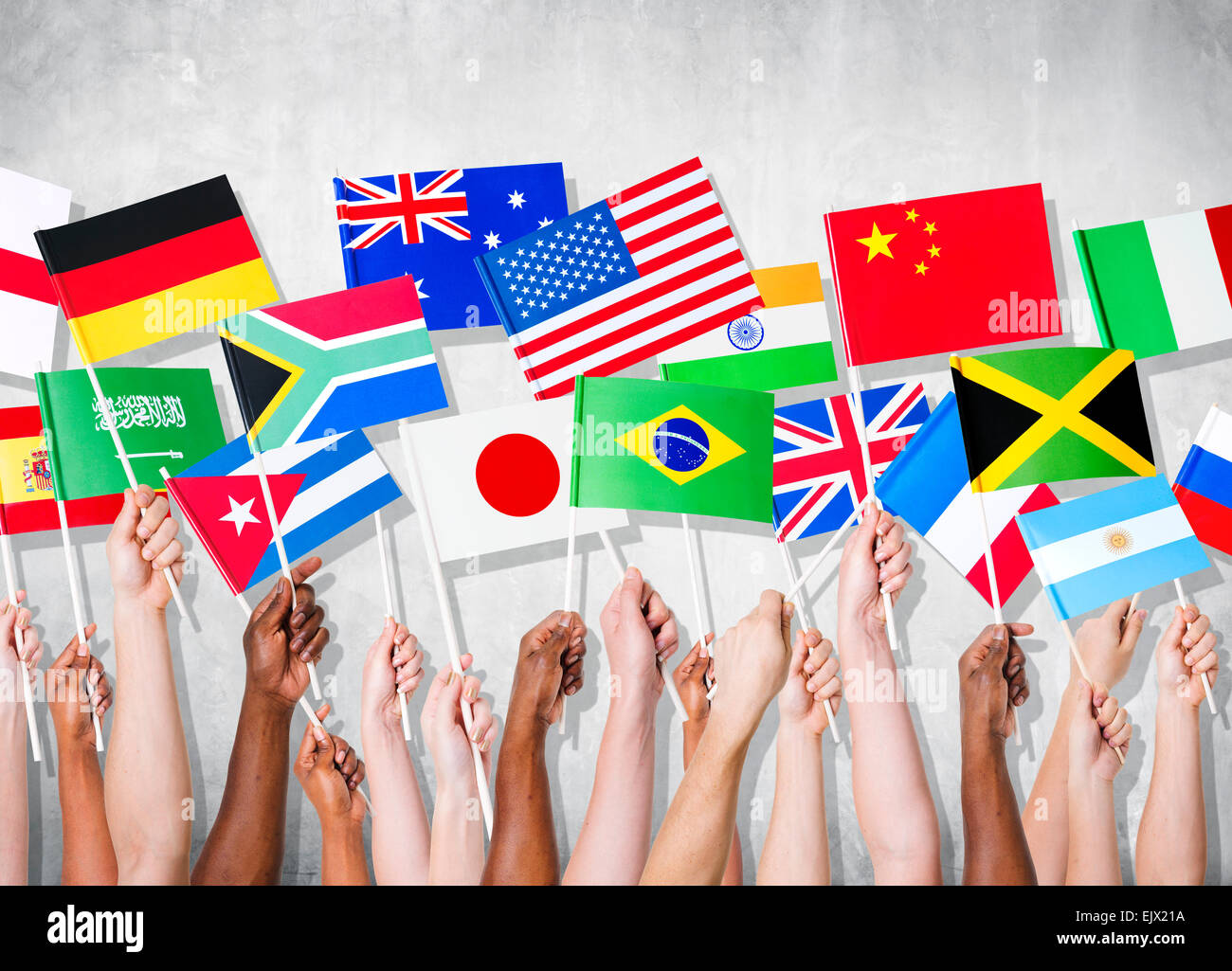 African countries flags hi-res stock photography and images - Alamy
