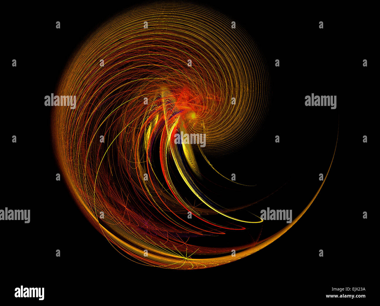 Golden spirals hi-res stock photography and images - Alamy
