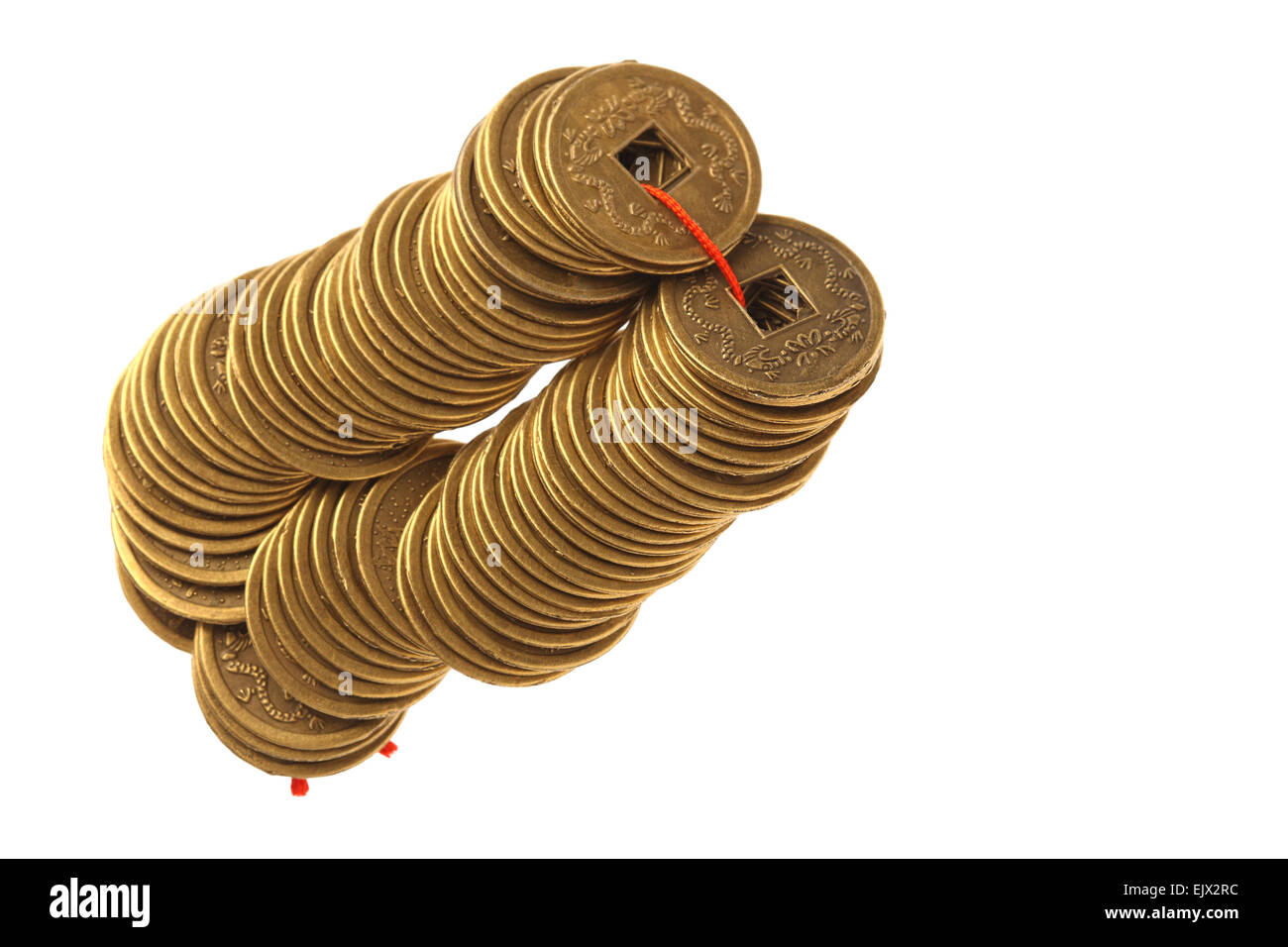 A string of ancient coins Stock Photo - Alamy