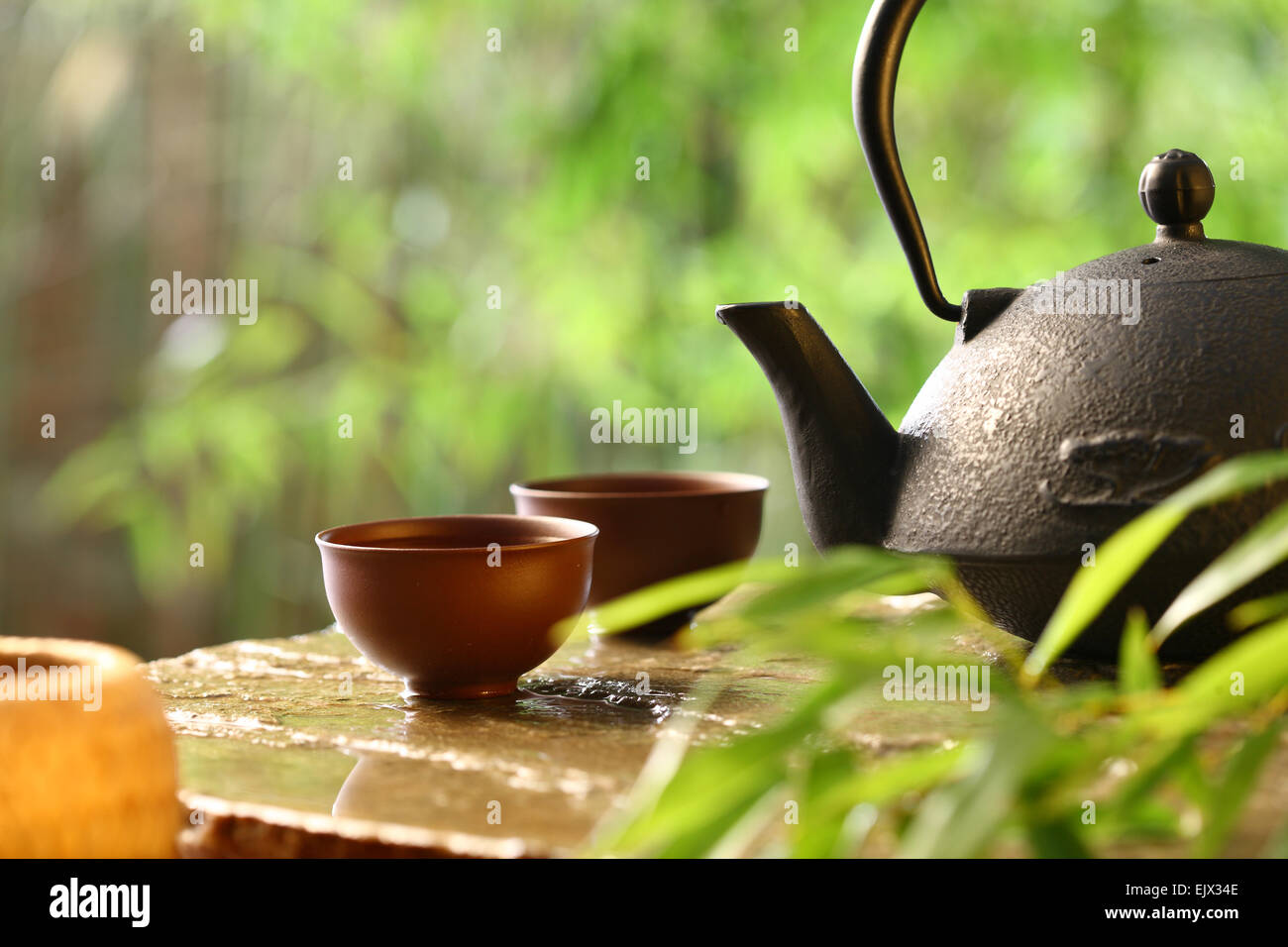 Classical tea sets Stock Photo - Alamy