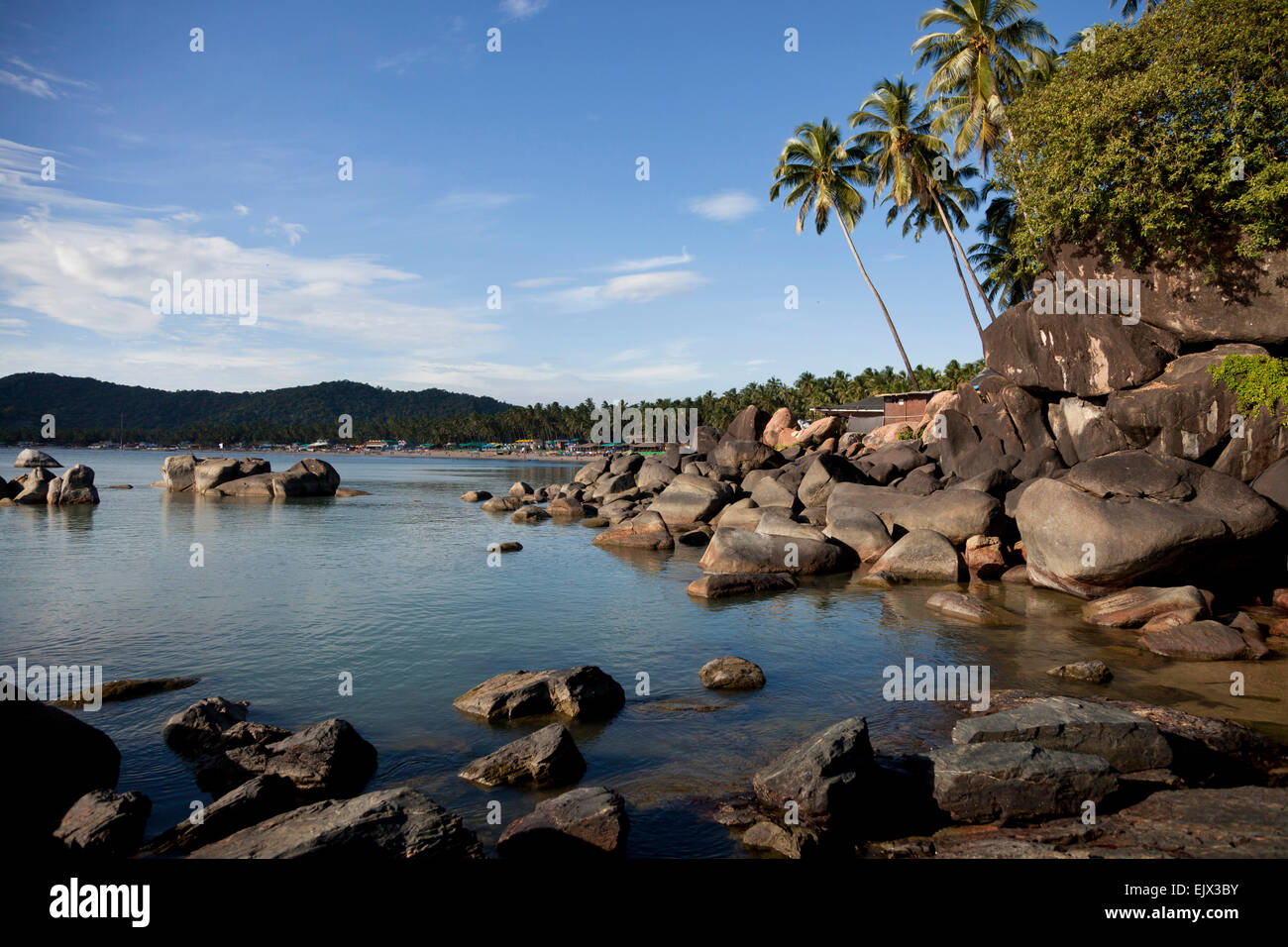 Palolem beach, Palolem, Goa, India, Asia Stock Photo - Alamy