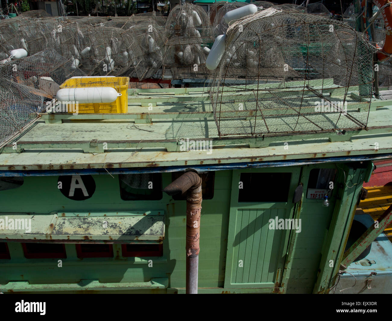 Fishing boat in Mersin, Malaysia Stock Photo - Alamy