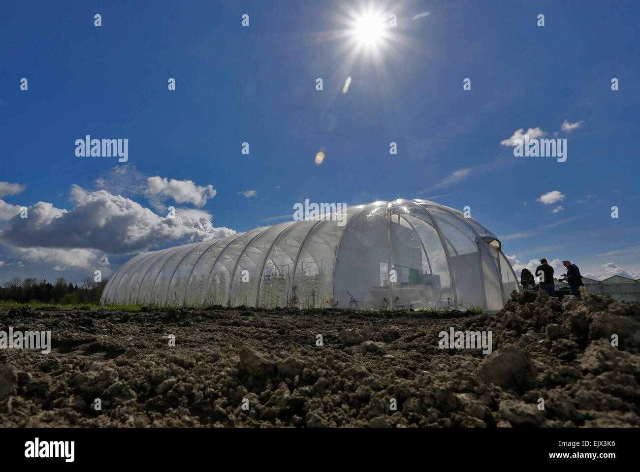 Vancouver, Canada. 01st Apr, 2015. A space capsule shaped agricultural ...