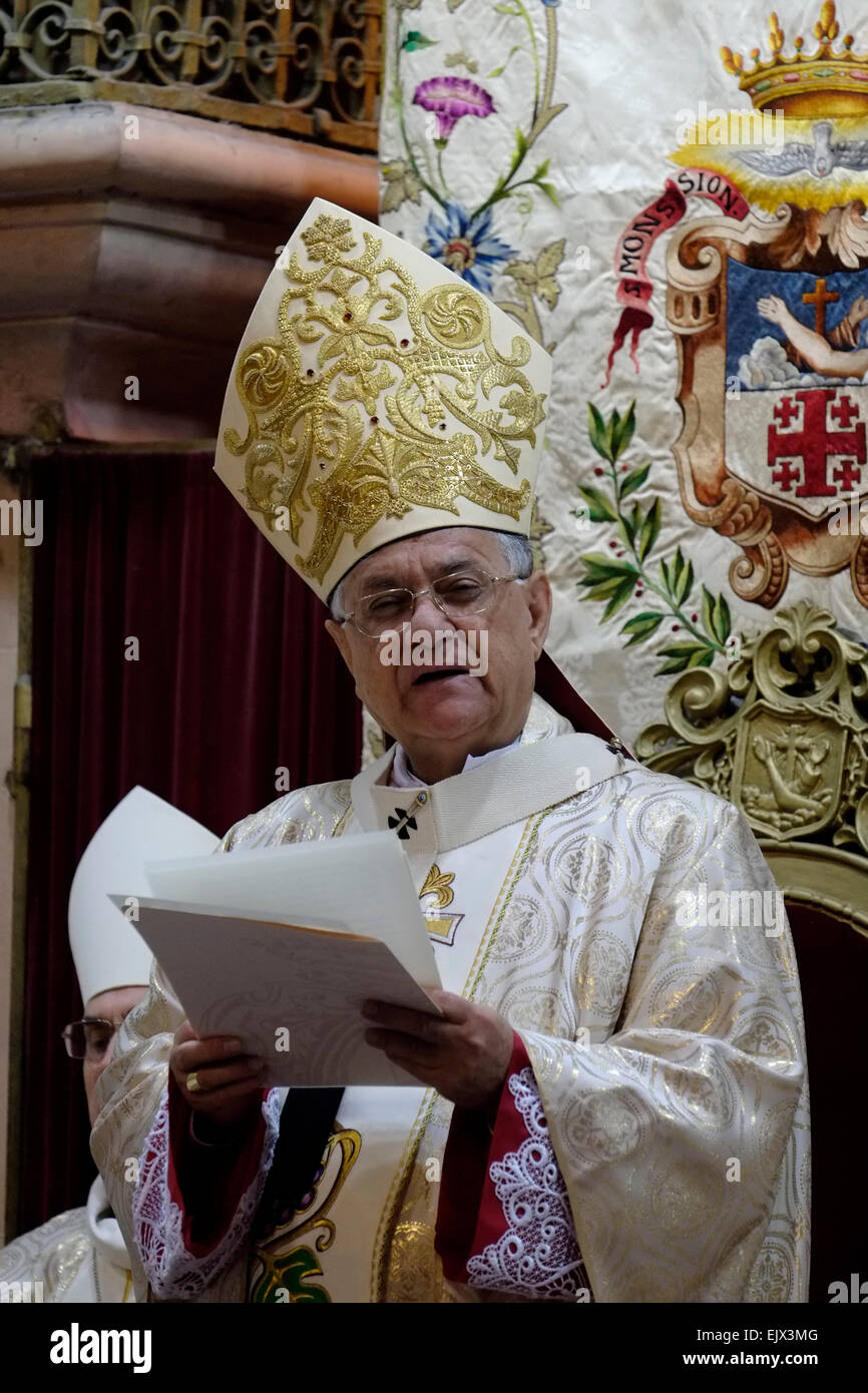 Latin patriarch of jerusalem hi-res stock photography and images - Alamy