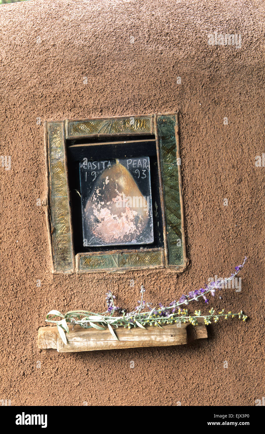 Carol Anthony's aptly named "Casita Pear" adorns the casita wall Stock ...