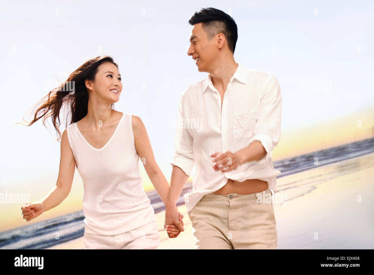 Young couple lovers walk hi-res stock photography and images - Alamy