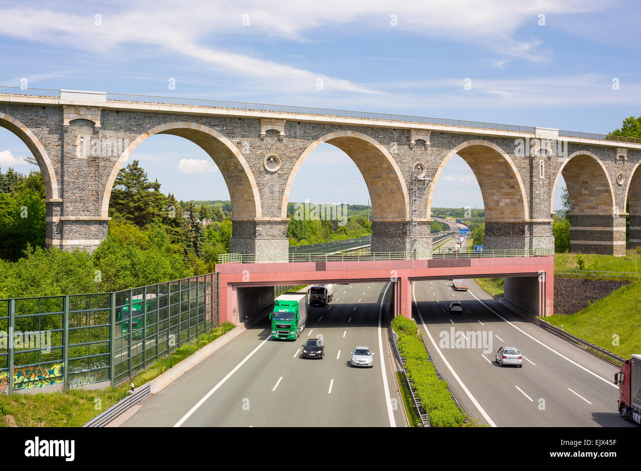 Three lane motorway hi-res stock photography and images - Alamy