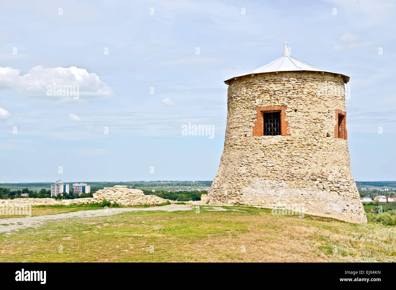 Tower citadel fort Elabuga fort Stock Photo - Alamy