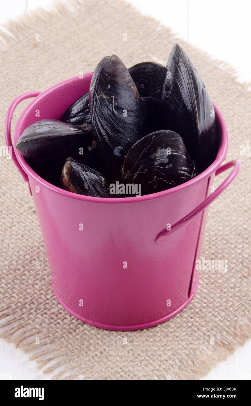 Mussels and bucket hi-res stock photography and images - Alamy
