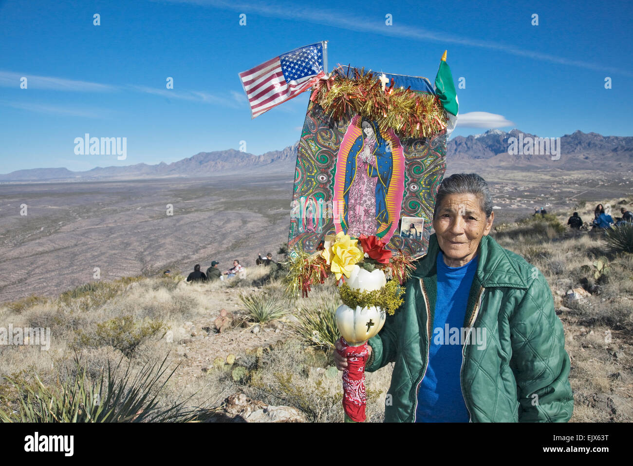 Since 1965 Inez Morales has been journeying to the top of "A" Mountain ...