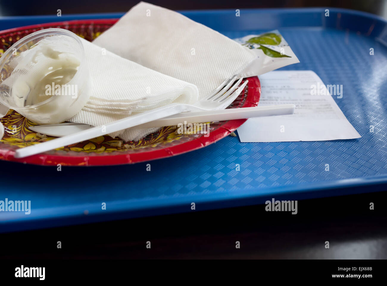 Fast food leftovers Stock Photo - Alamy