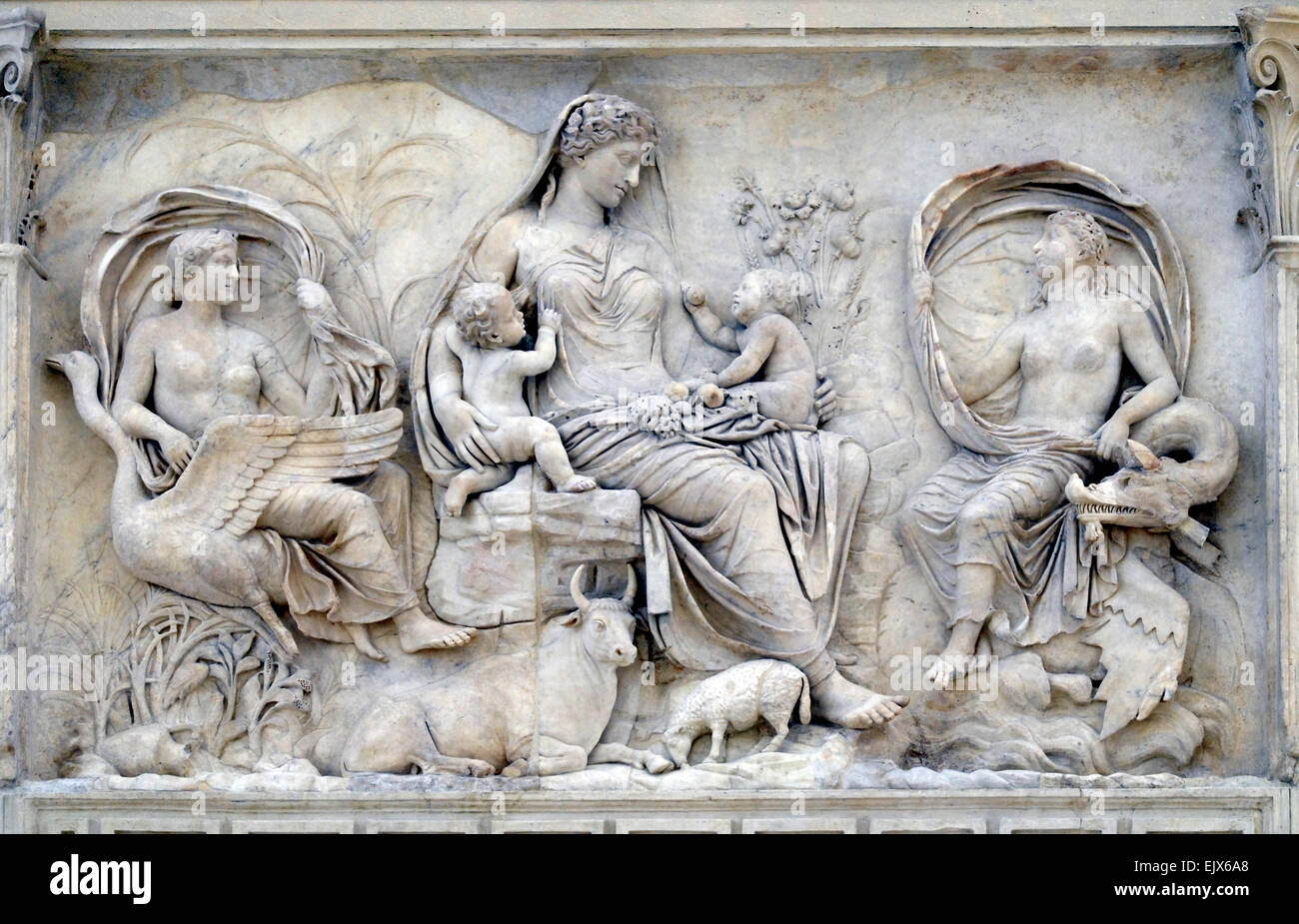 Ara pacis altar peace built hi-res stock photography and images - Alamy