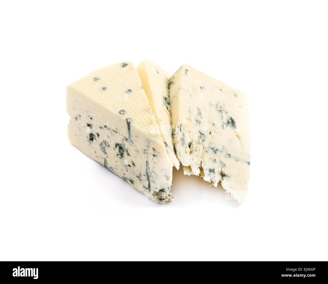 Danablue danish blue cheese isolated Stock Photo - Alamy
