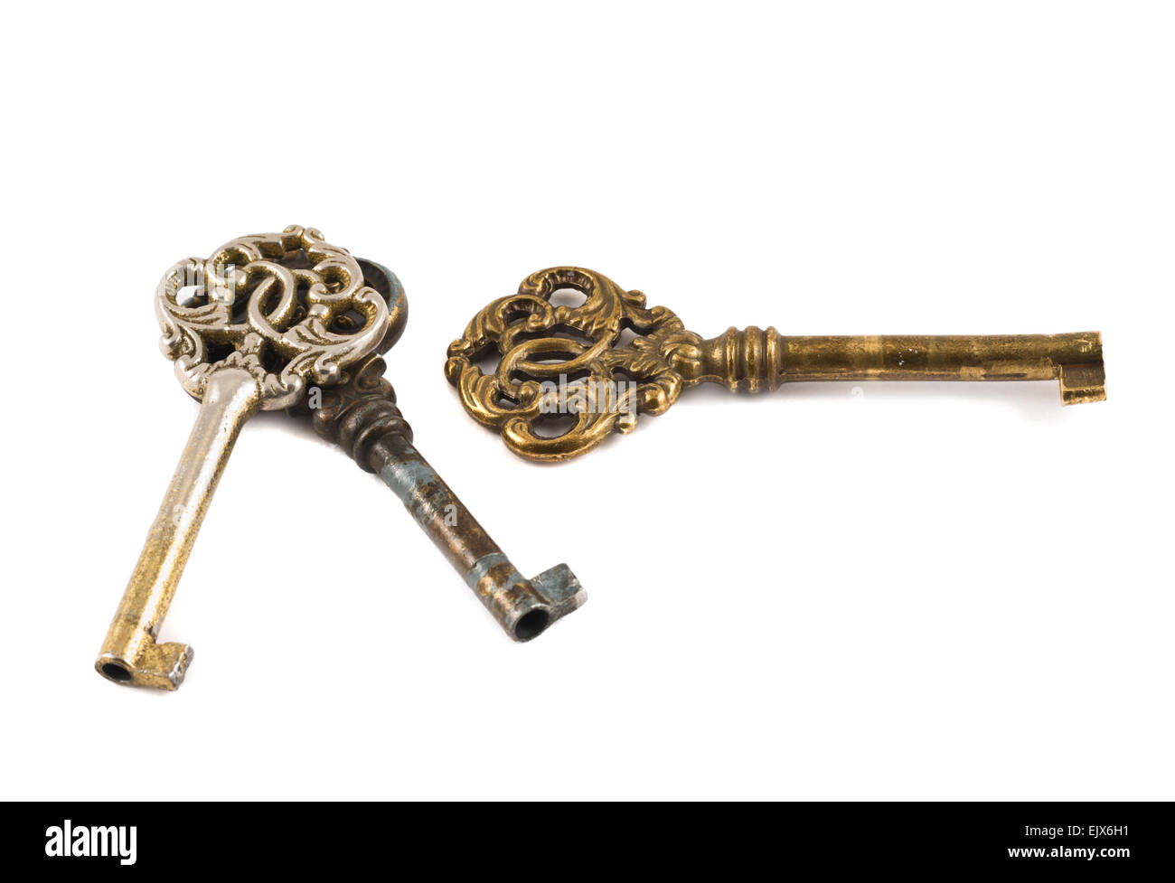 Old decorative metal keys isolated Stock Photo - Alamy Old decorative metal keys isolated Stock Photo - Alamy