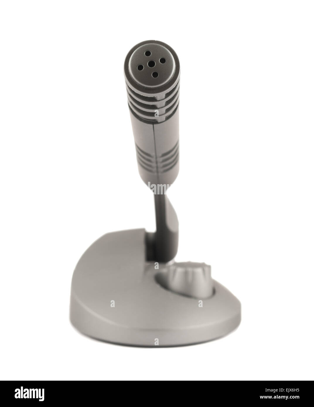 Wireless plastic microphone transmitter isolated Stock Photo - Alamy