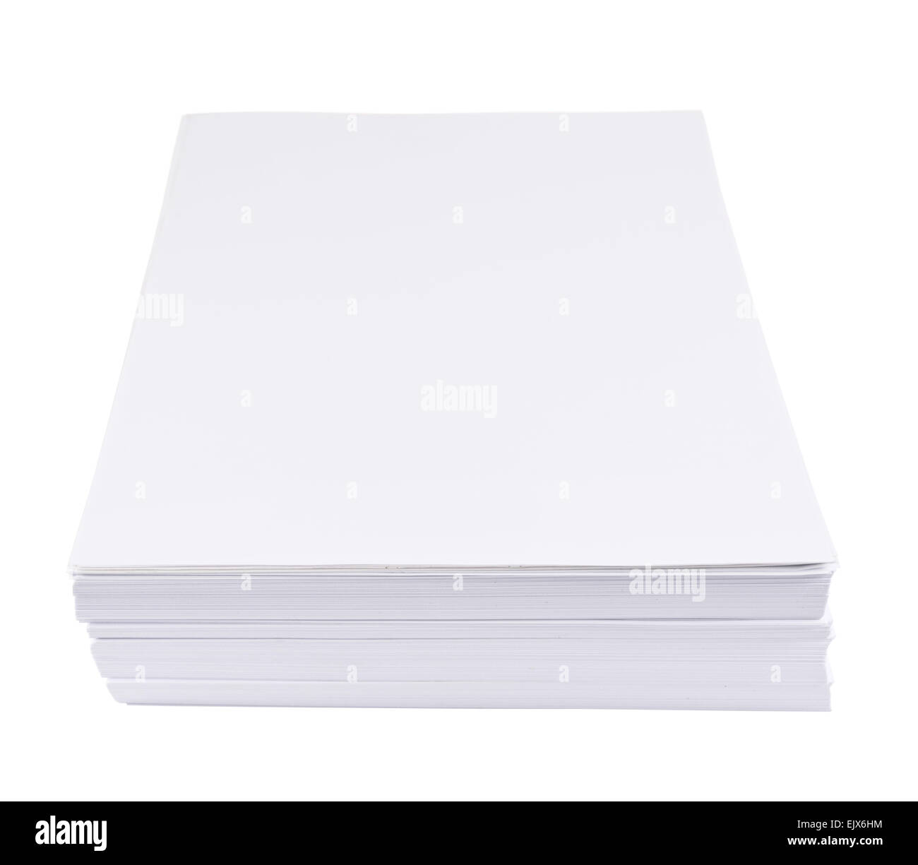Stack of a4 size white paper sheet Stock Photo - Alamy