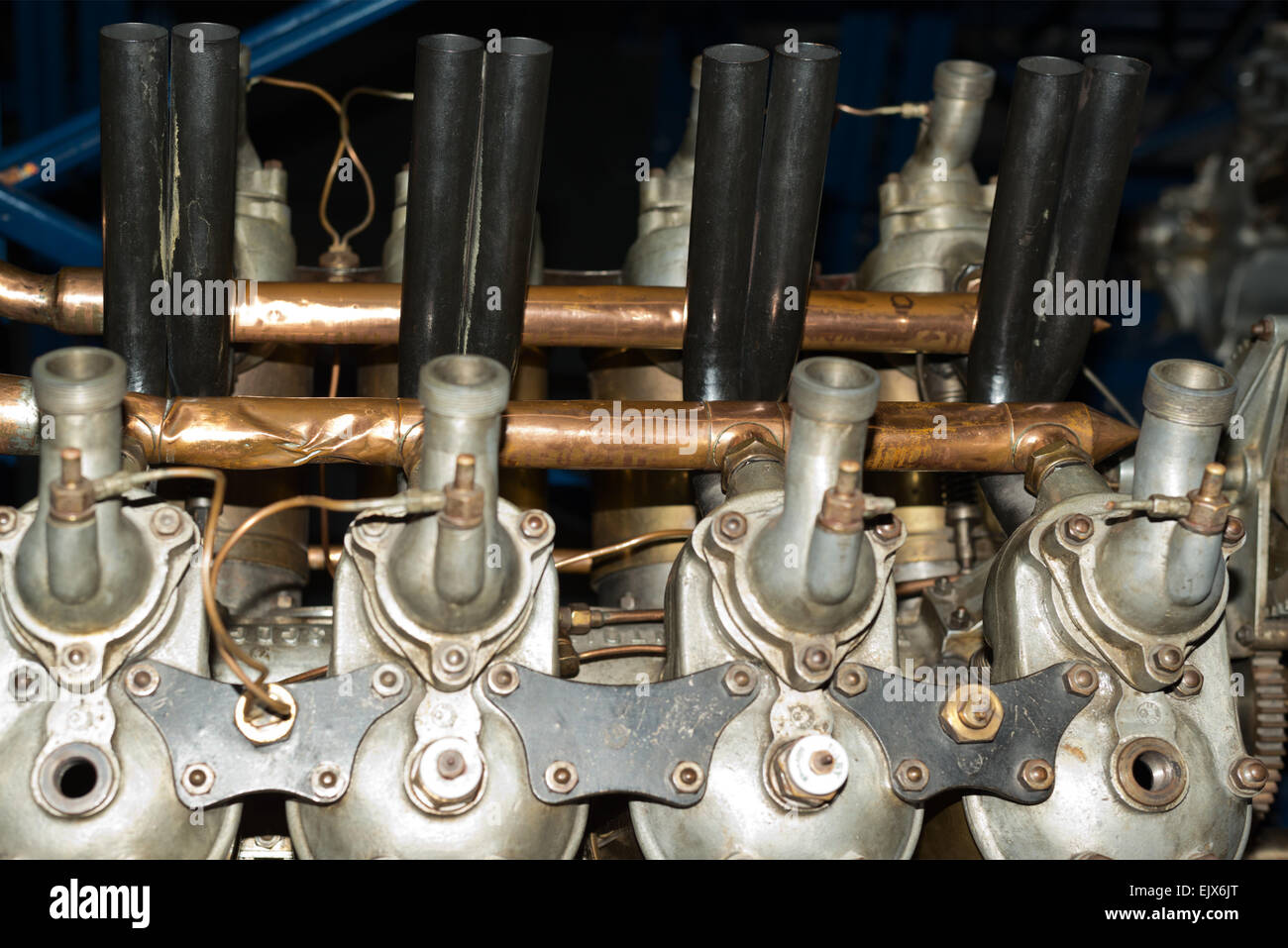 Old aircraft engine Stock Photo - Alamy