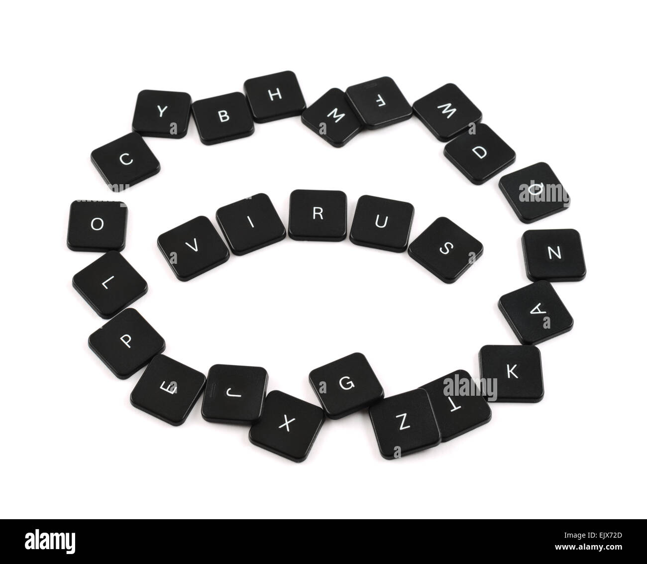 Alphabet made of virus Cut Out Stock Images & Pictures - Alamy