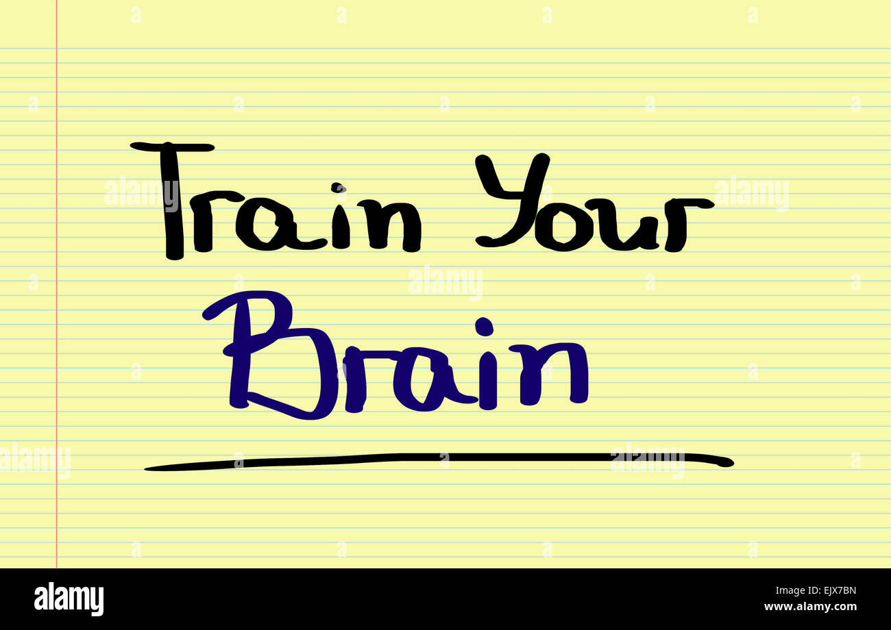 Train Your Brain Concept Stock Photo - Alamy Train Your Brain Concept Stock Photo - Alamy