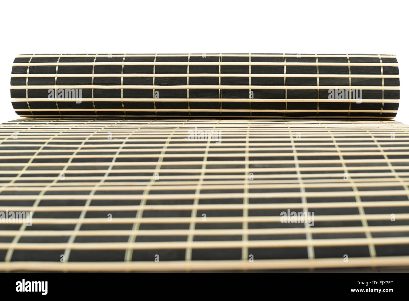 Rolled straw mat Stock Photo - Alamy