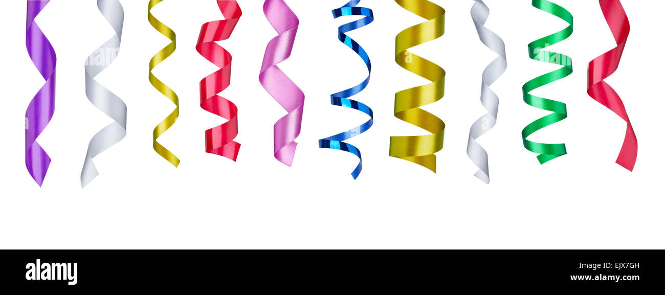 ribbon christmas decoration Stock Photo - Alamy