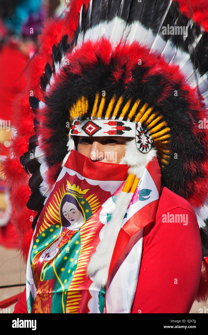 Colorfully dressed pilgrims and dancers are everywhere during the ...