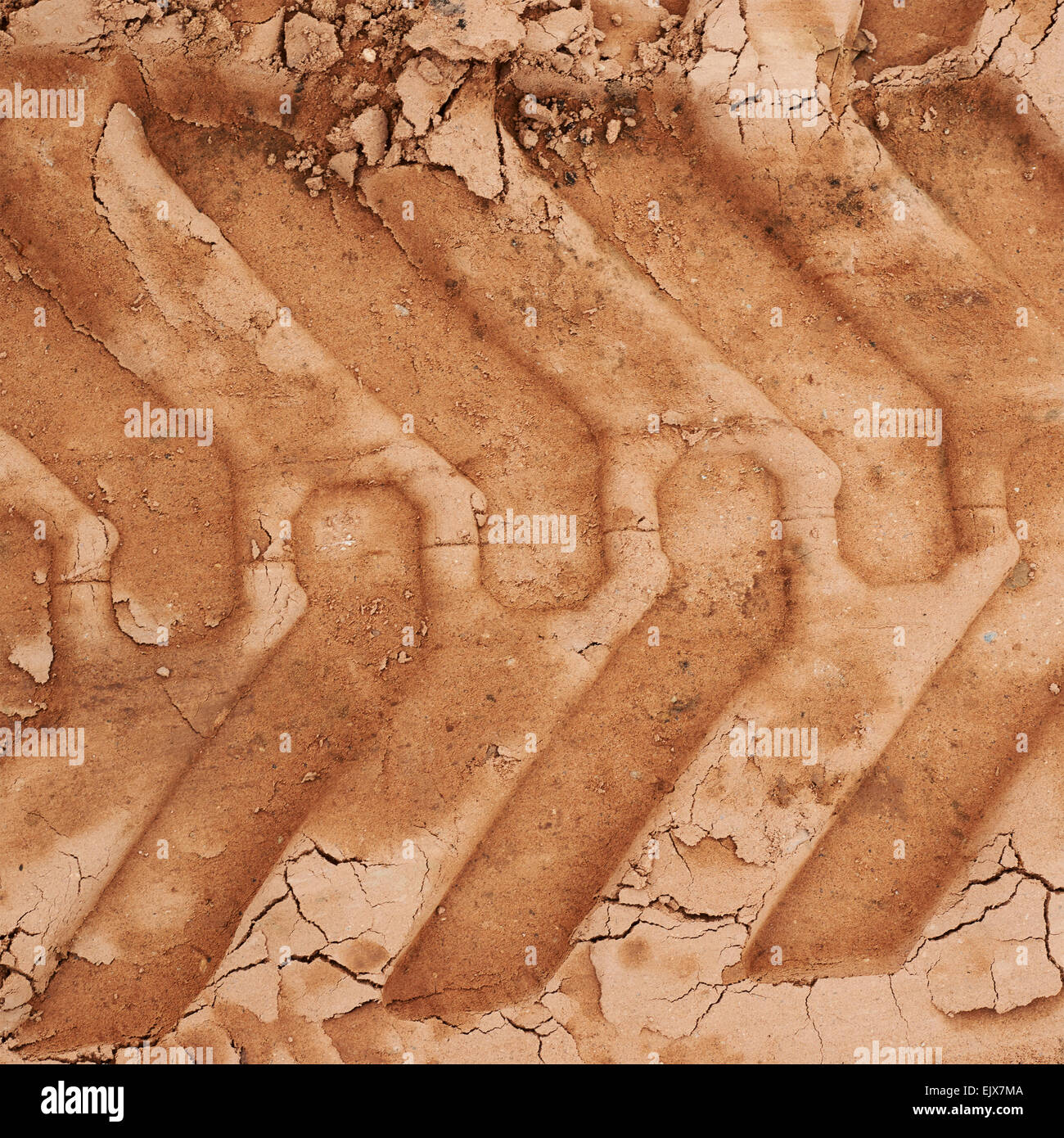 Wheel's trail tread Stock Photo - Alamy