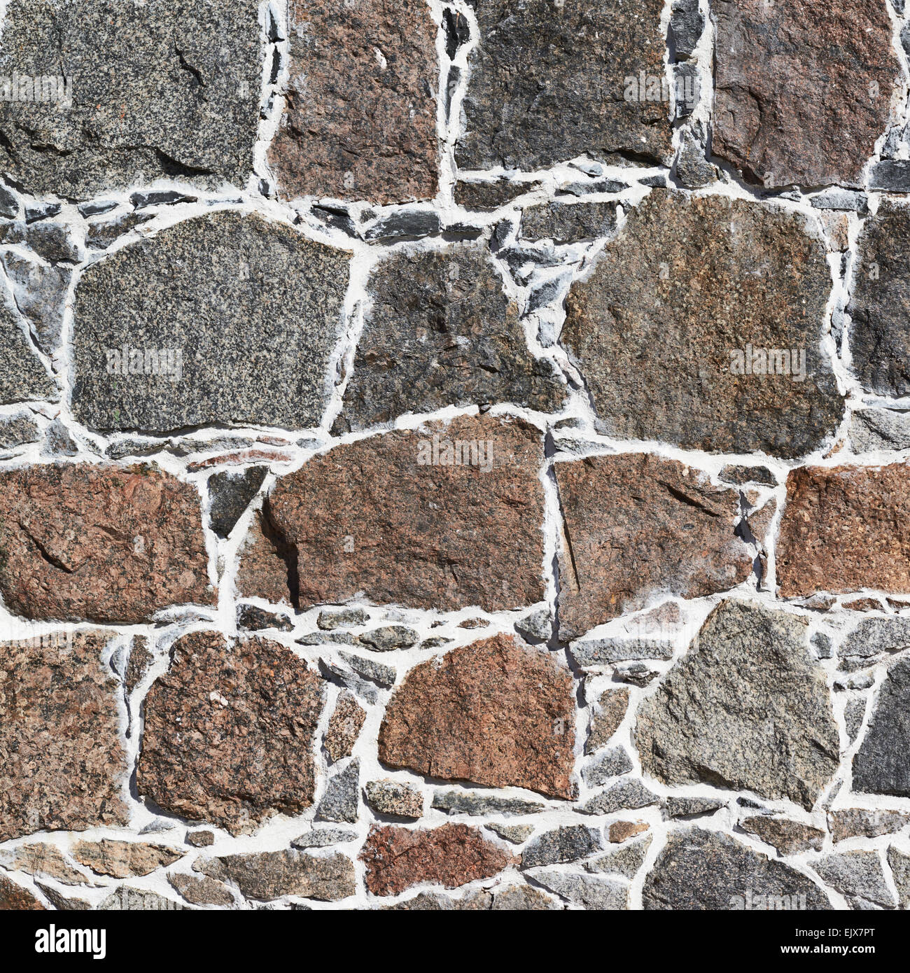 Cobblestone wall fragment texture Stock Photo - Alamy