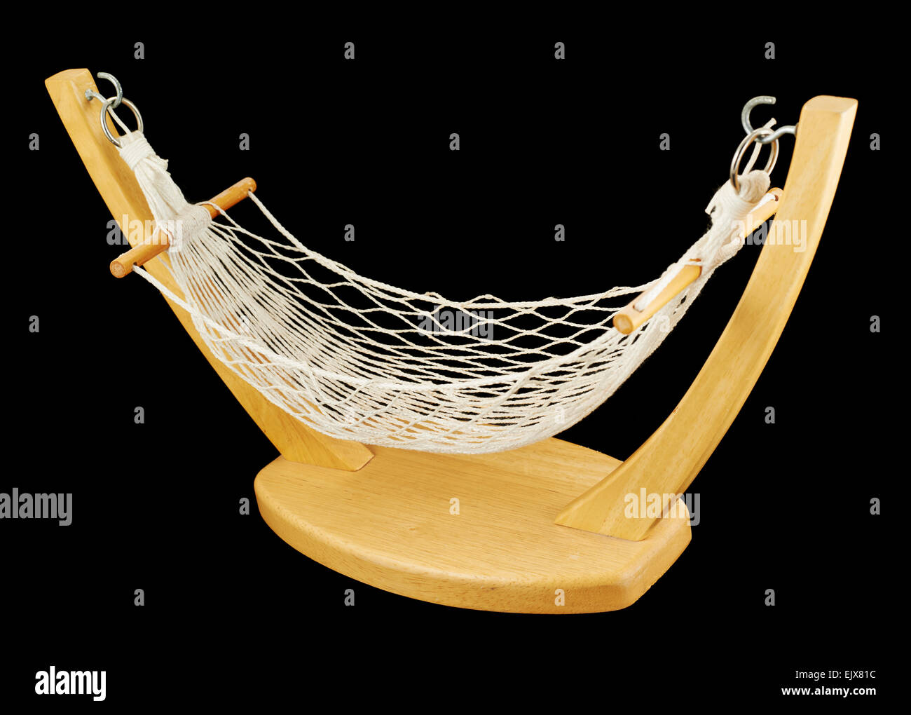 Wooden hammock stand hi-res stock photography and images - Alamy