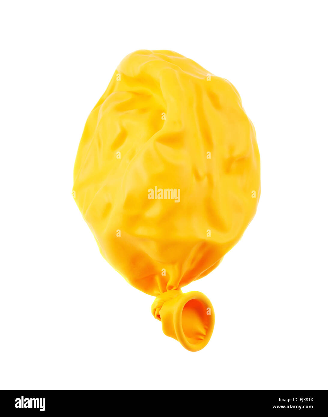 Deflated balloon isolated Stock Photo - Alamy