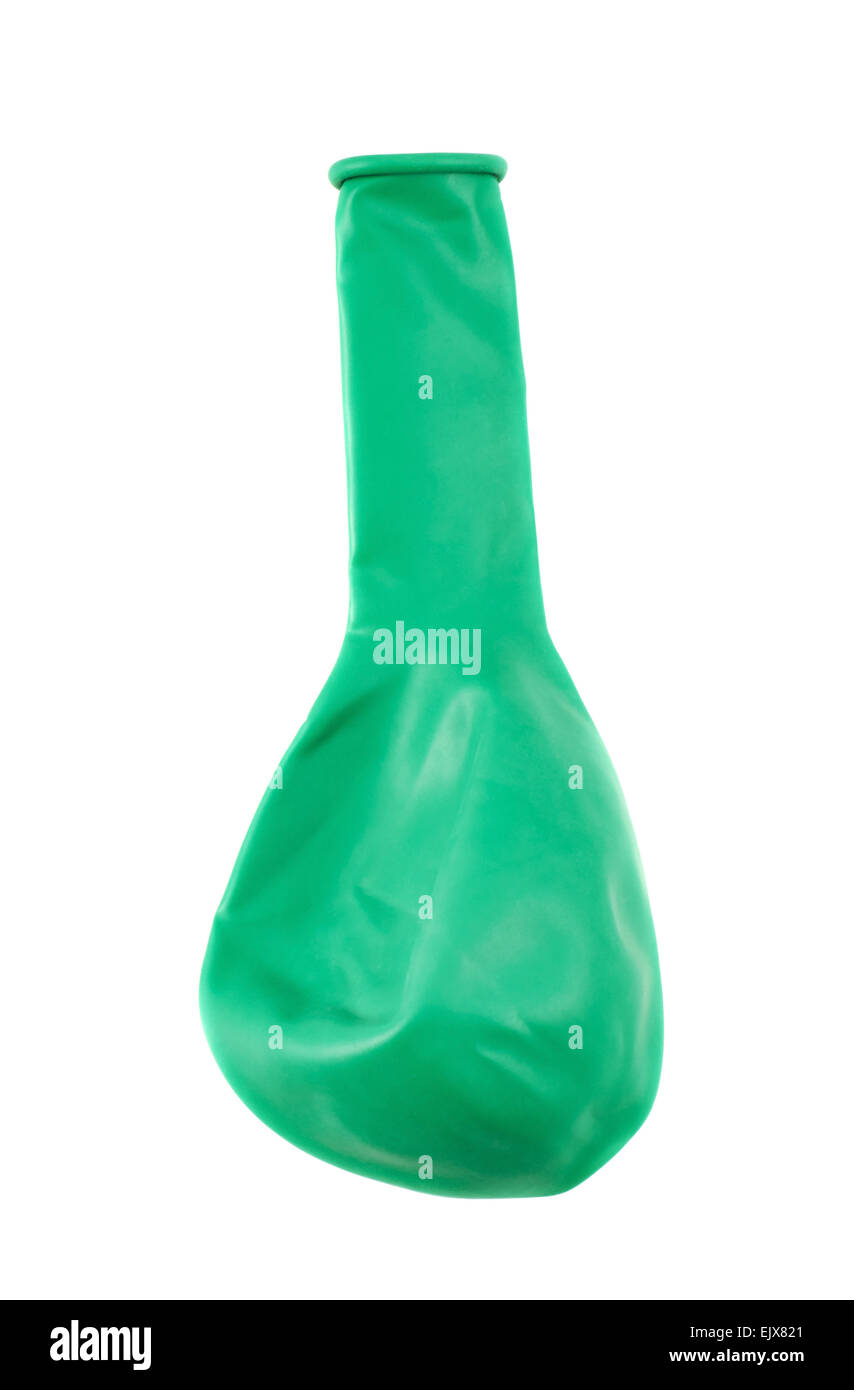 Not inflated balloon isolated Stock Photo - Alamy