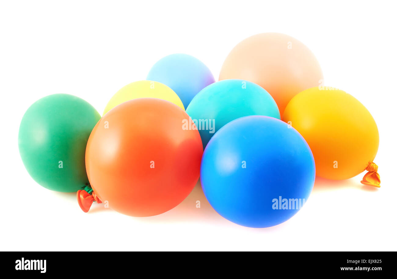 Pile of colorful balloons Stock Photo - Alamy