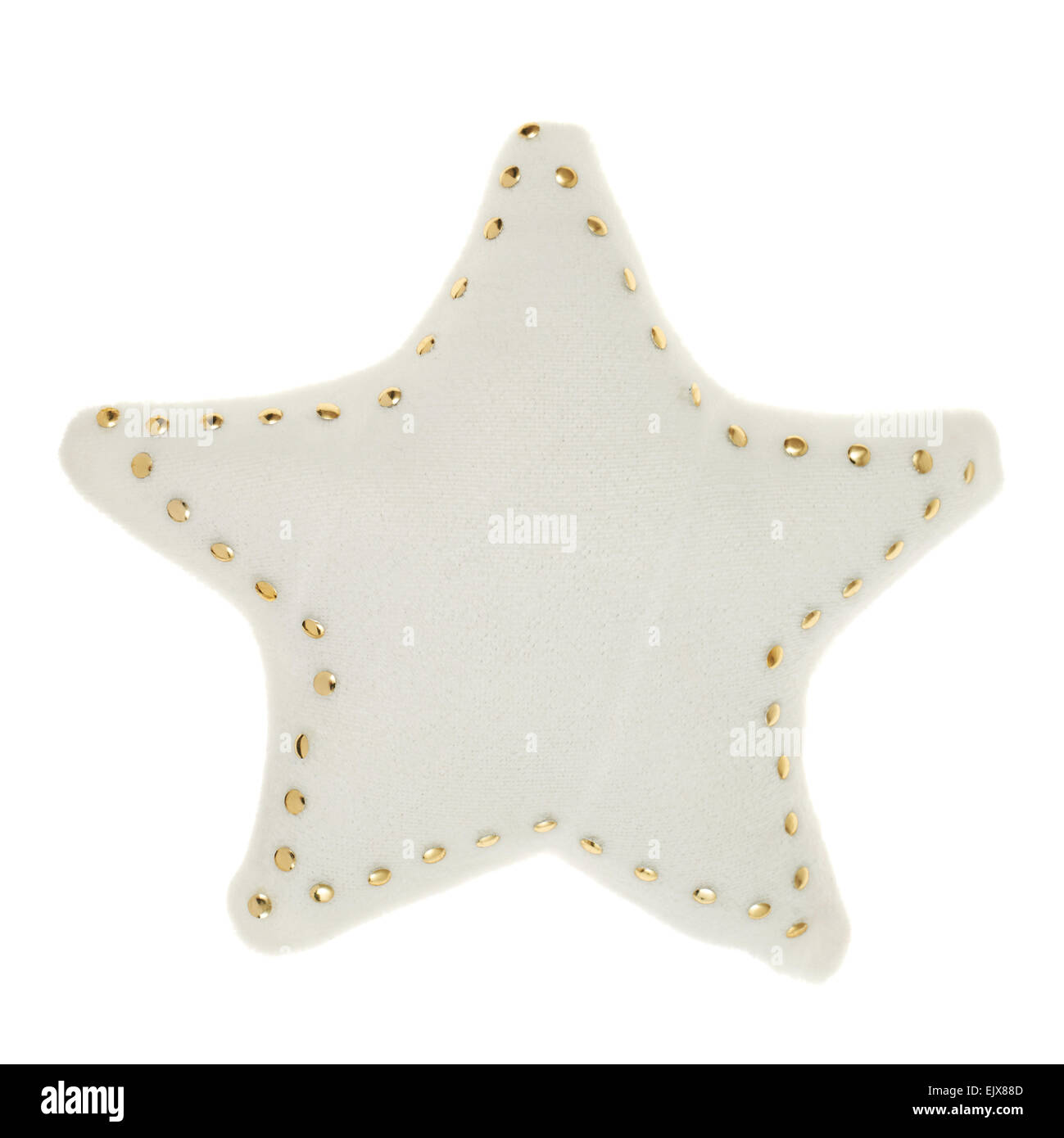 White star shaped decoration Stock Photo - Alamy