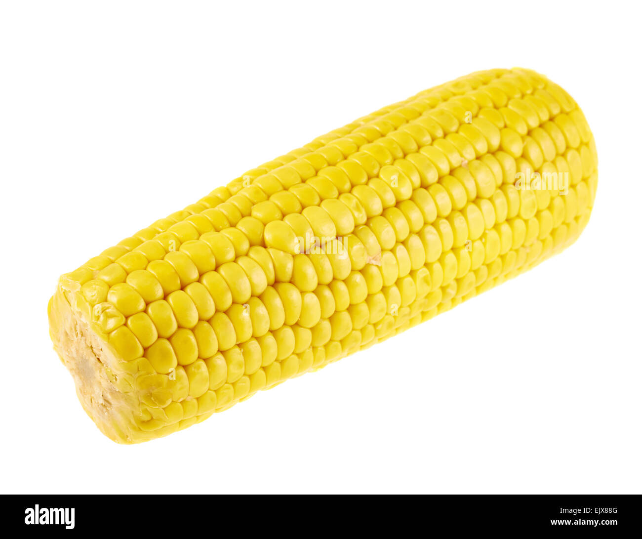 Cornstick corn on the cob isolated Stock Photo - Alamy