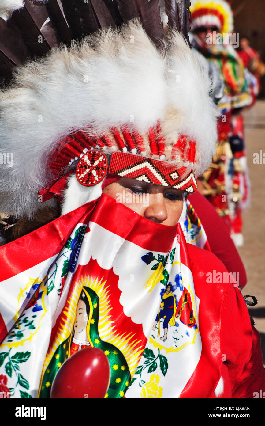 Colorfully dressed pilgrims and dancers are everywhere during the ...