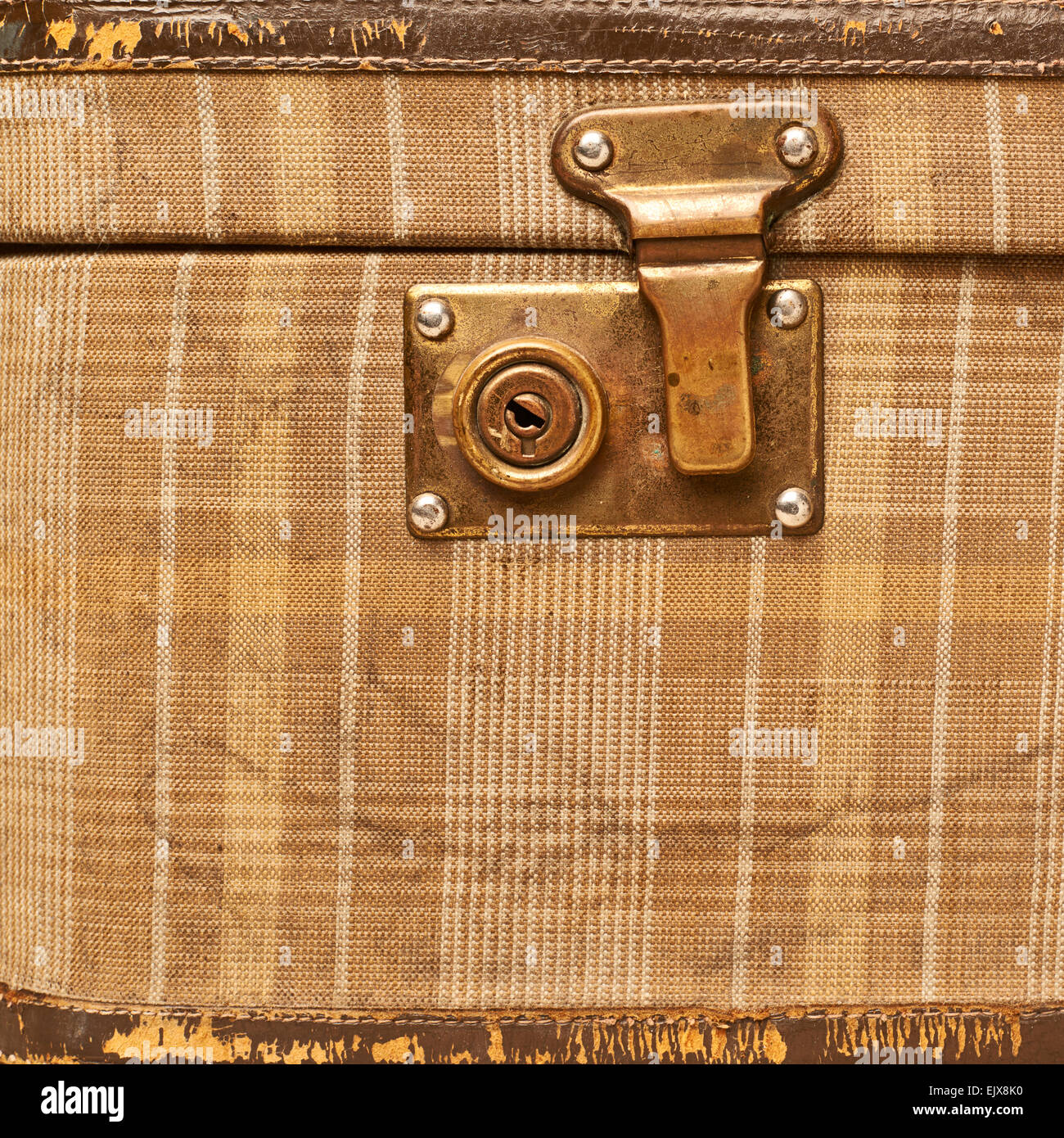 Suitcase bag lock fragment Stock Photo - Alamy