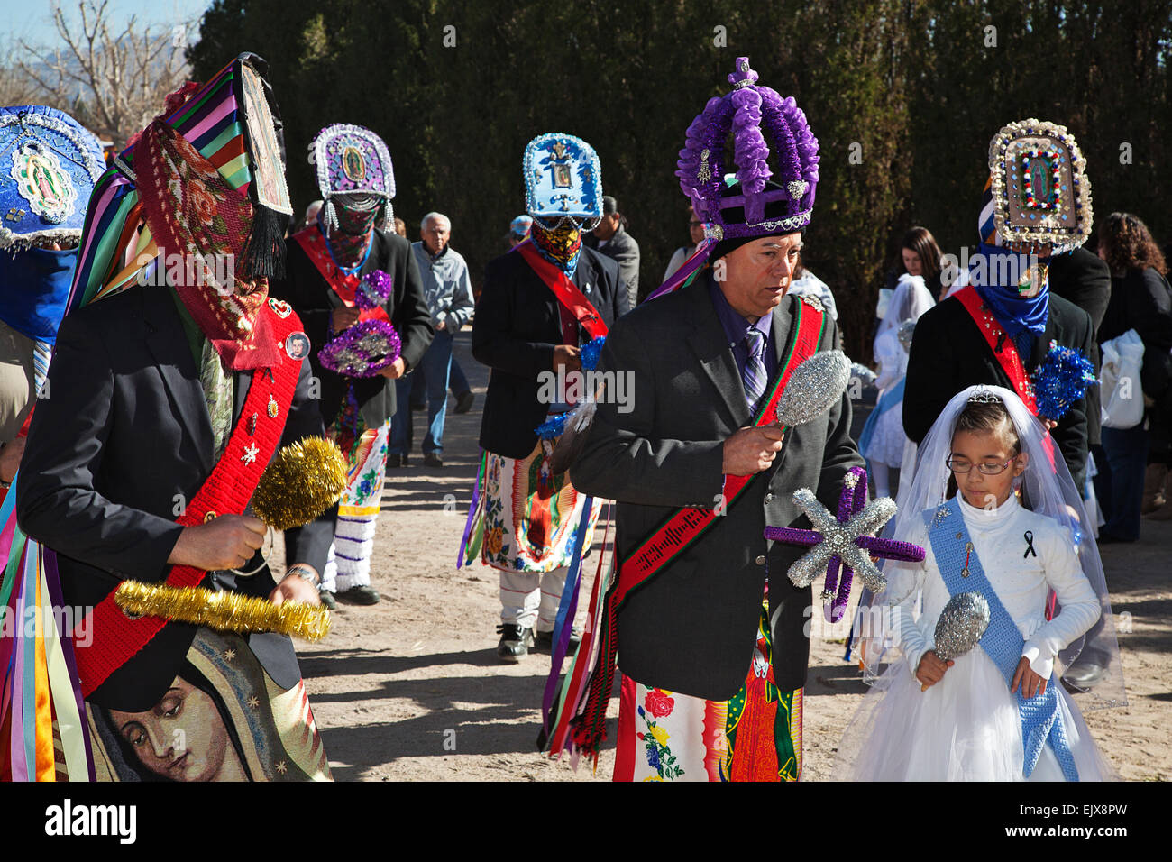 Colorfully dressed pilgrims and dancers are everywhere during the ...