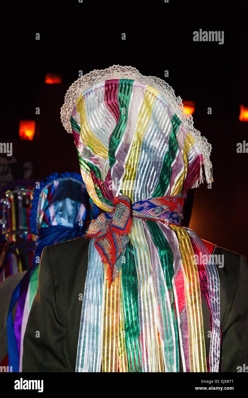Colorfully dressed pilgrims and dancers are everywhere during the ...