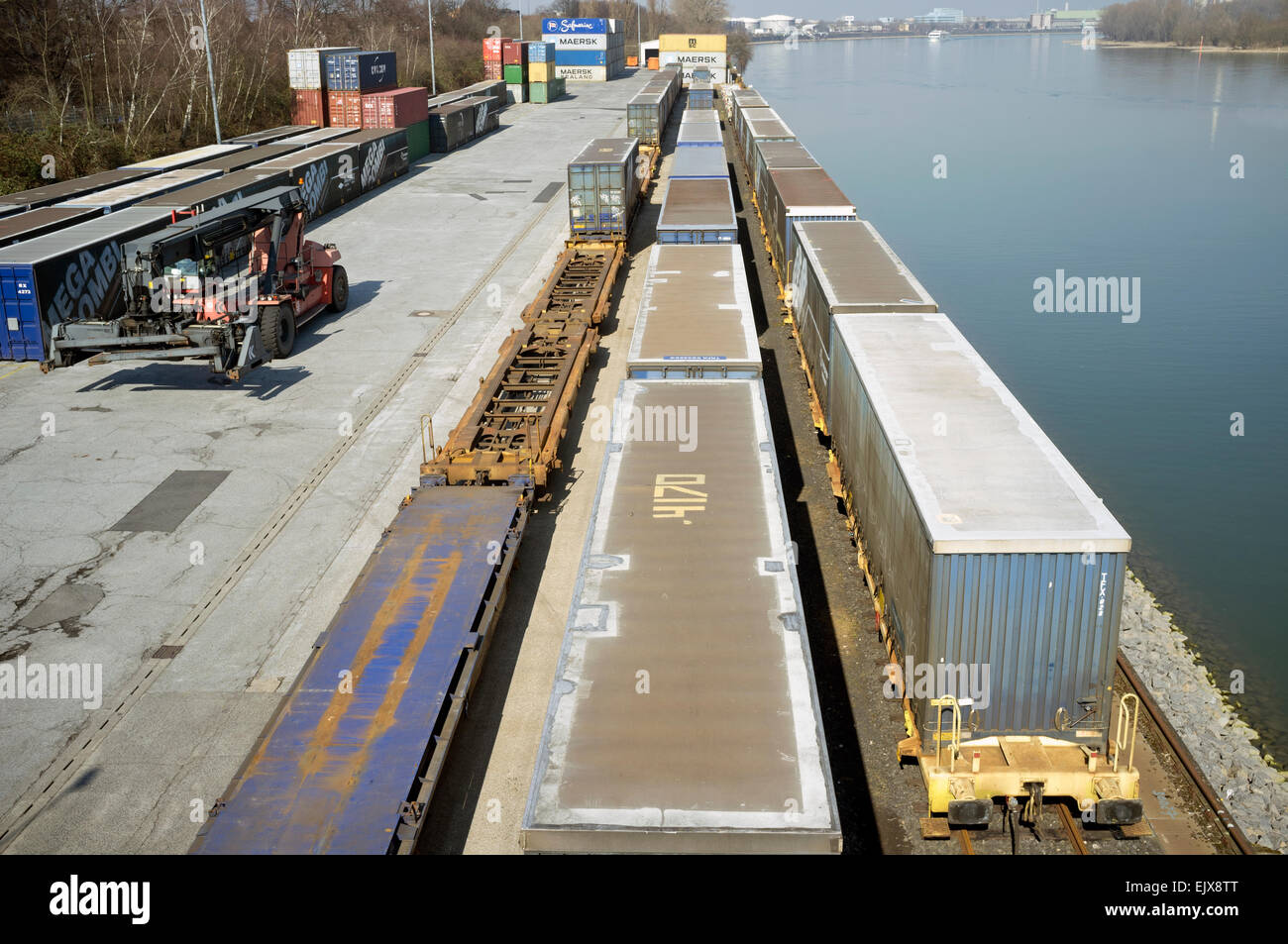 Niehl docks, Cologne, Germany Stock Photo - Alamy