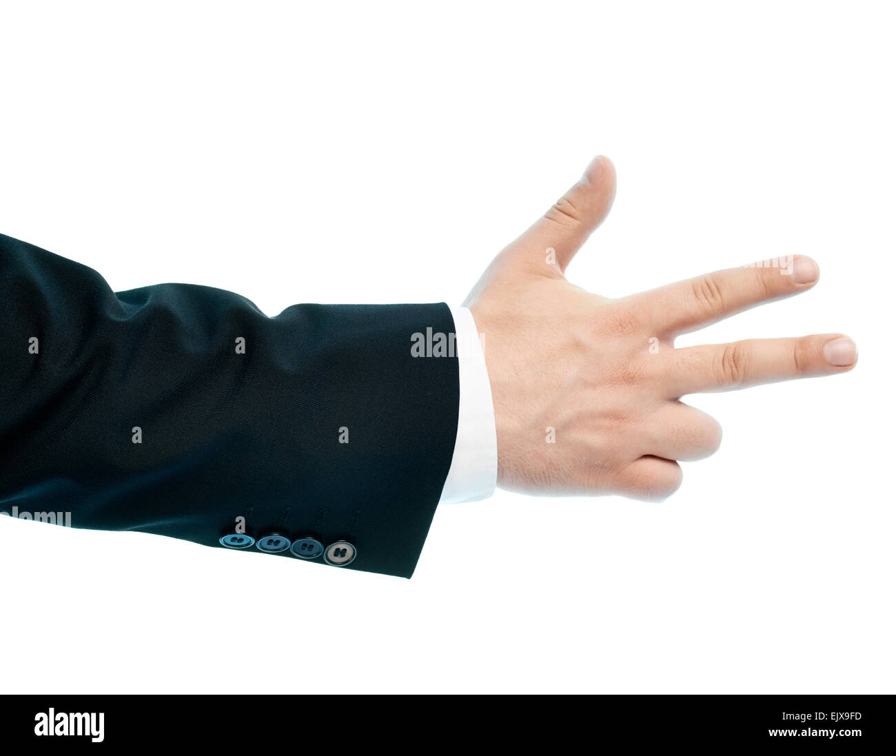 Caucasian male hand composition isolated Stock Photo - Alamy
