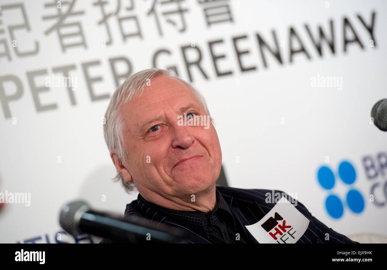 Press Conference for British Film director Peter Greenaway. Launching ...