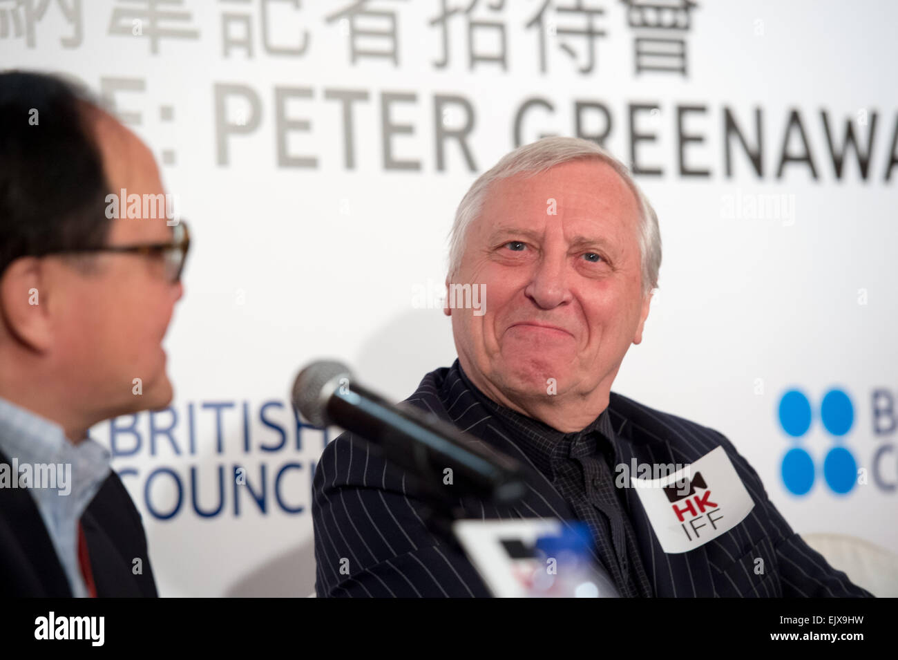 Press Conference for British Film director Peter Greenaway. Launching ...