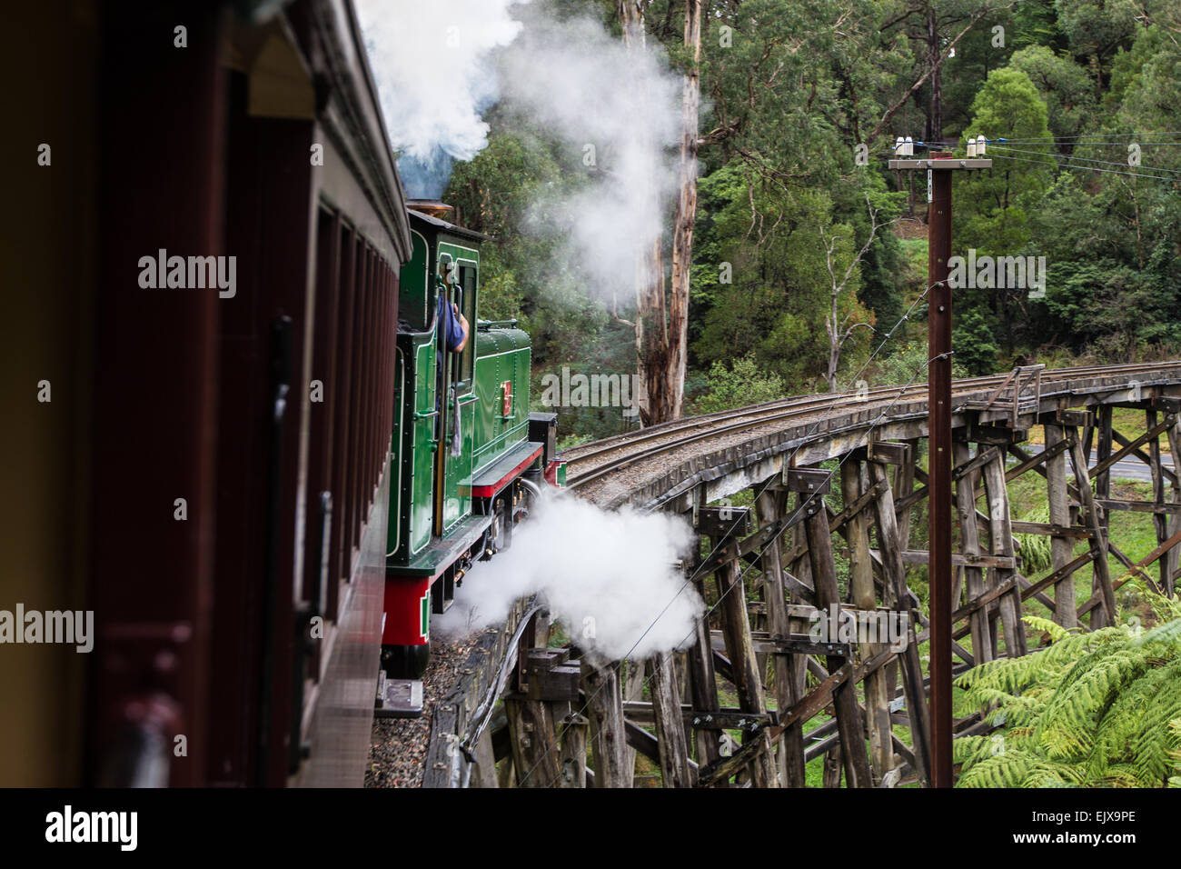 Puffing Billy Australia Steam Railway Melbourne Stock Photo - Alamy
