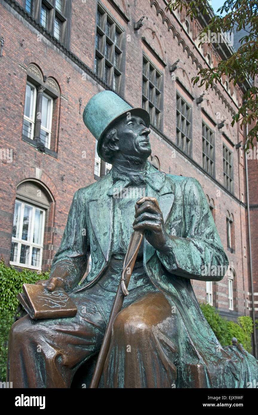 Hans Christian Andersen Statue Copenhagen High Resolution Stock ...