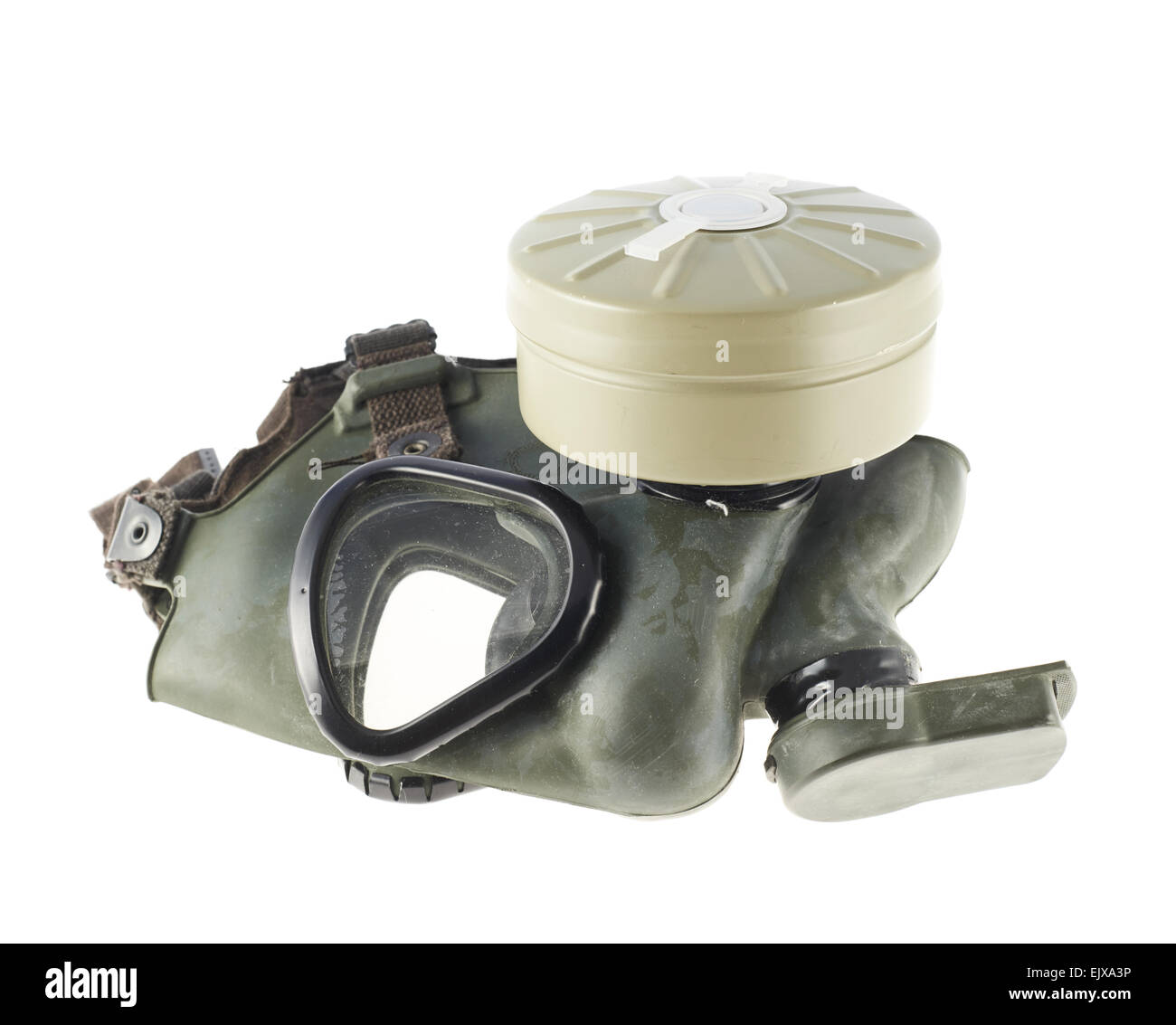 Army gas mask isolated Stock Photo - Alamy