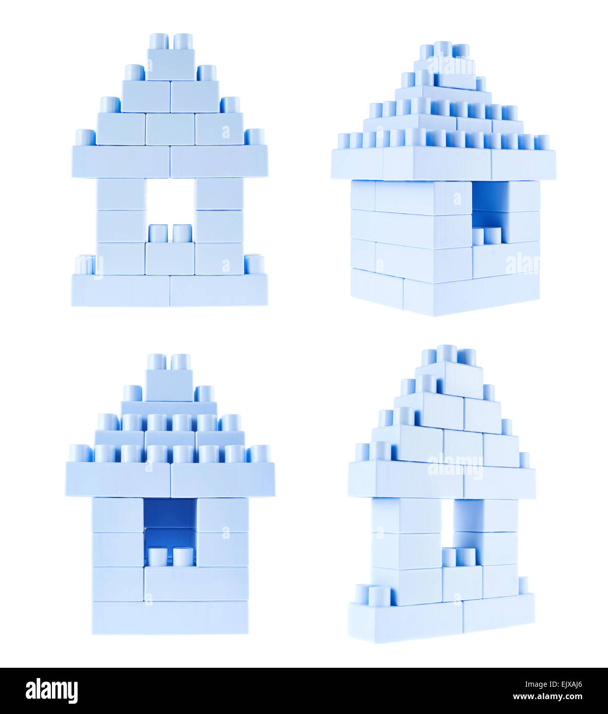 Toy house made plastic bricks hi-res stock photography and images - Alamy